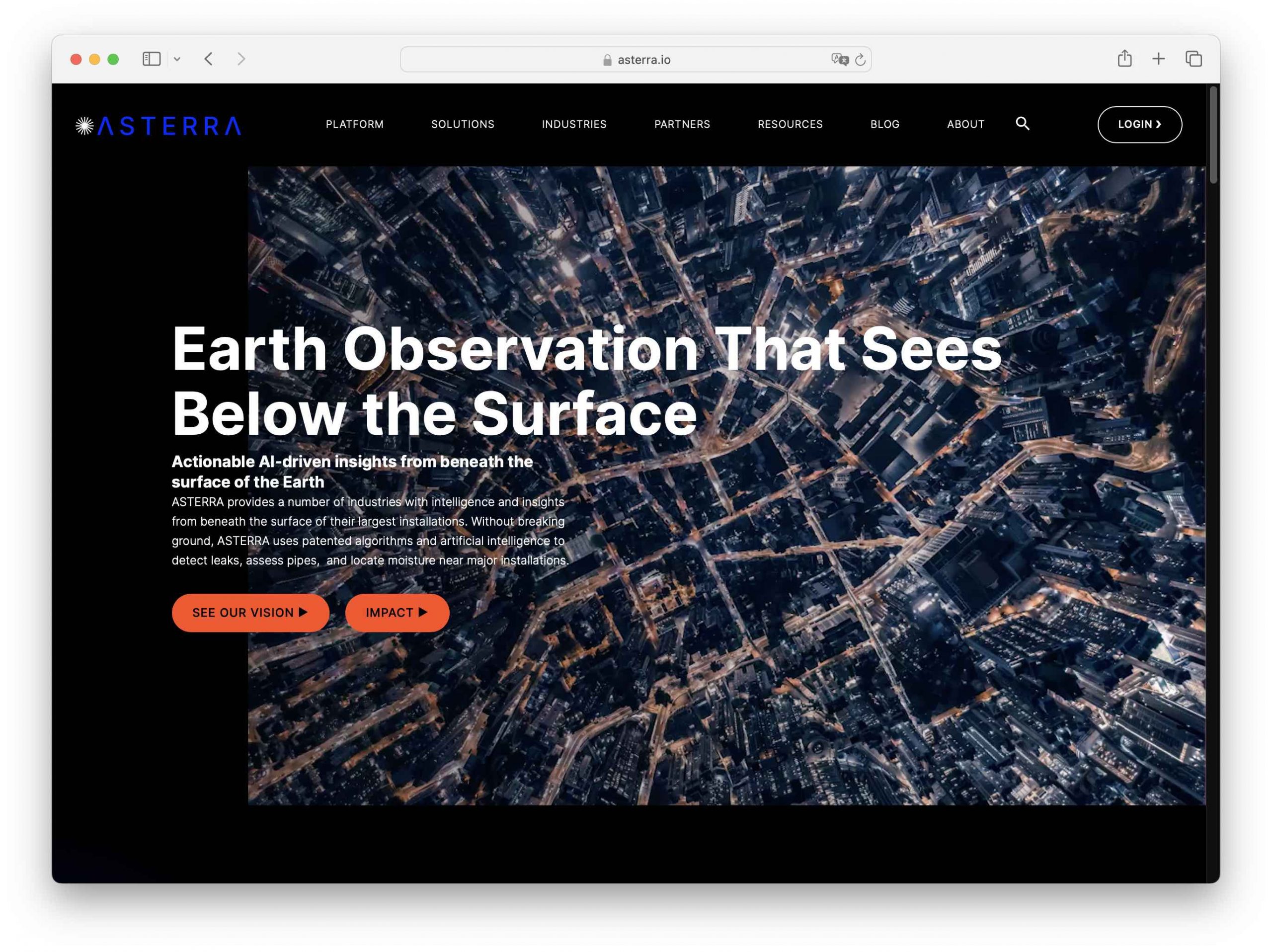 Greentech Award für Asterra: Infrastruktur-Überwachung aus dem Weltraum ...